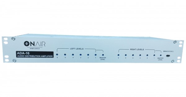 ONAIR ADA16 16‑Channel Audio Distribution Amplifier