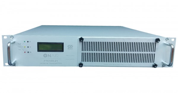 ONAIR FTC100‑21 100W Compact FM Transmitter with RDS & IP Audio