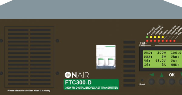 FTC300-D - 300 Watt FM Compact Transmitter
